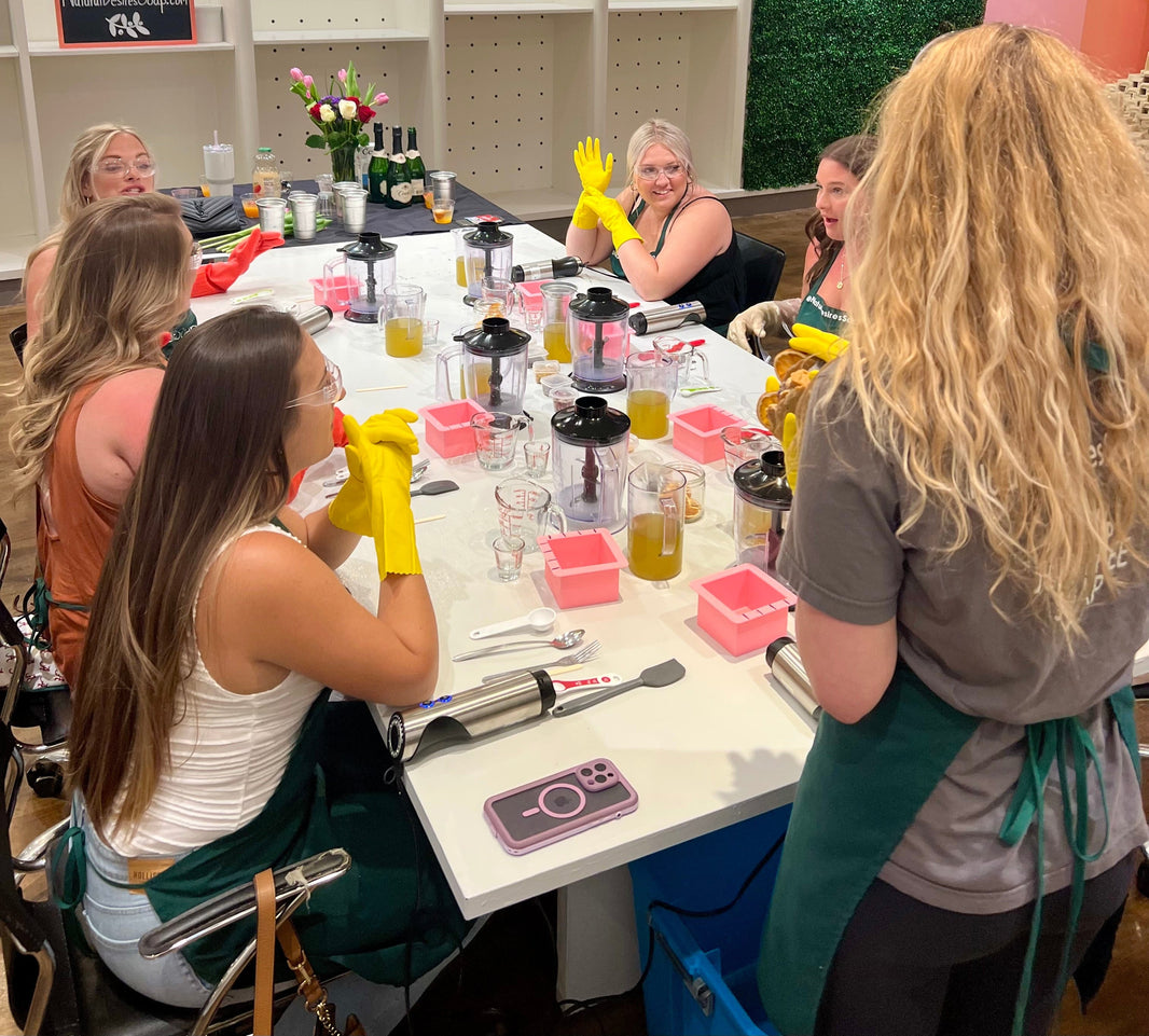 Classes in our Store – Natural Desires Soap Company